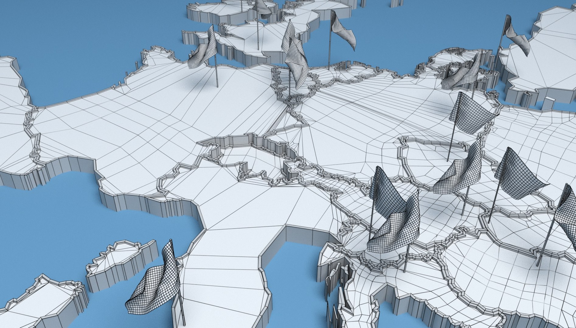 European eu states 3D model - TurboSquid 1483340