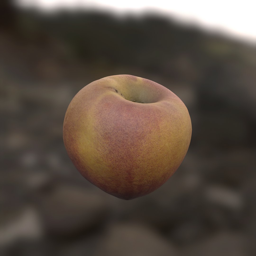 3D Realistic Peach Model - TurboSquid 1546225