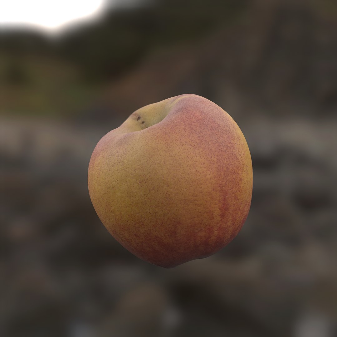 3D Realistic Peach Model - TurboSquid 1546225