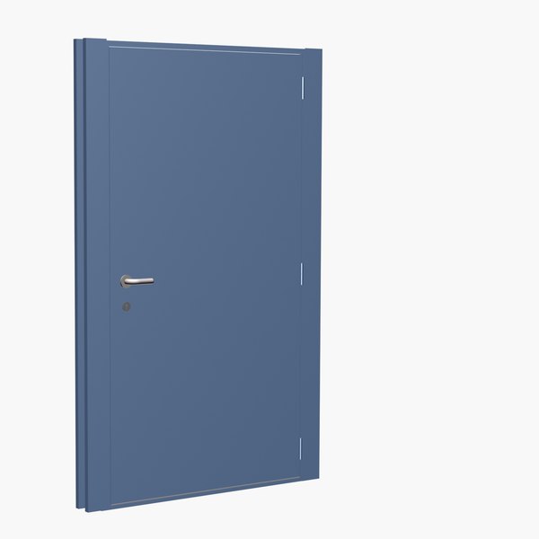 3d max steel security door