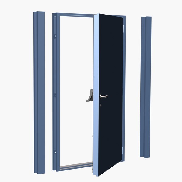 3d max steel security door