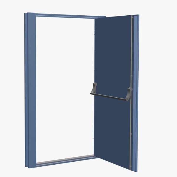 3d max steel security door
