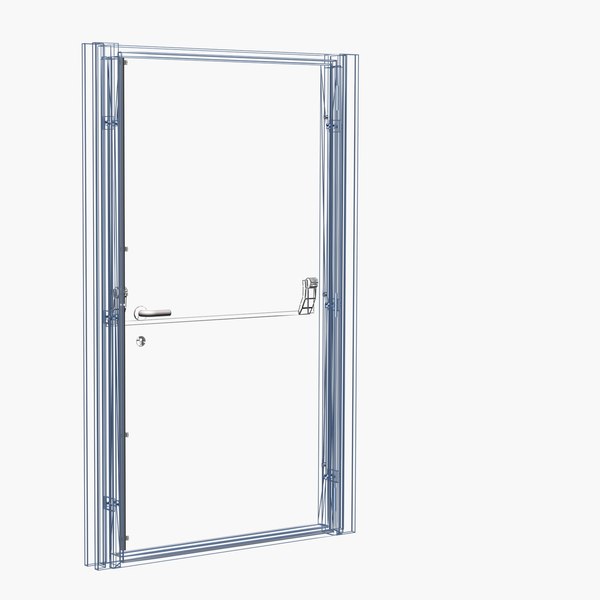 3d max steel security door