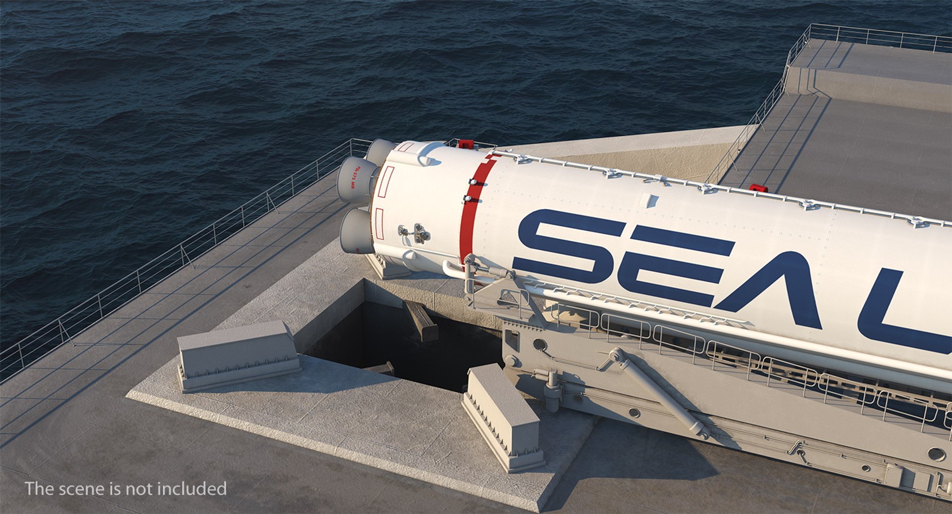 3D sea launch platform ship - TurboSquid 1415406