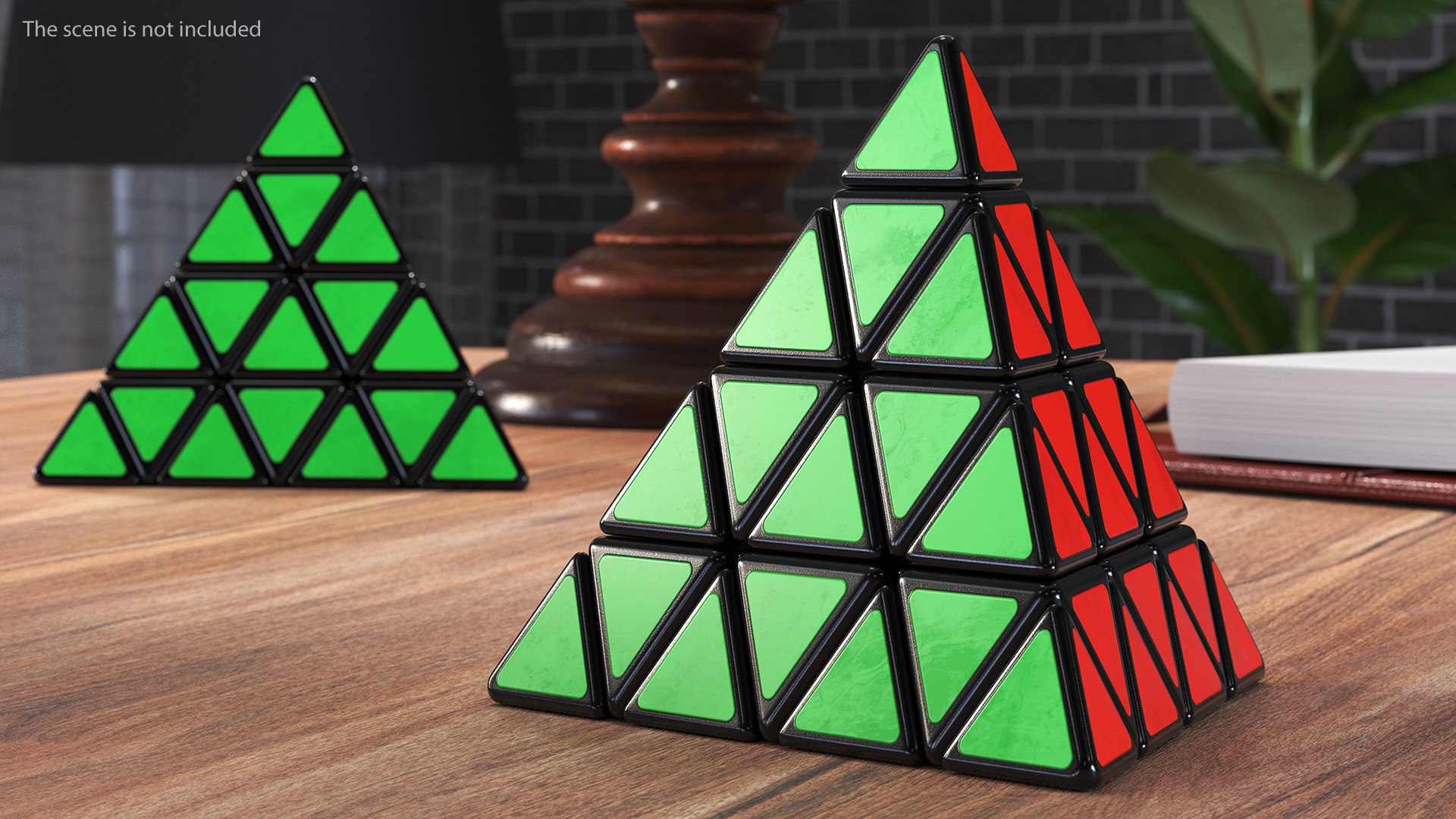 3D model Rubik Pyramid Puzzle Assembled - TurboSquid 2154755