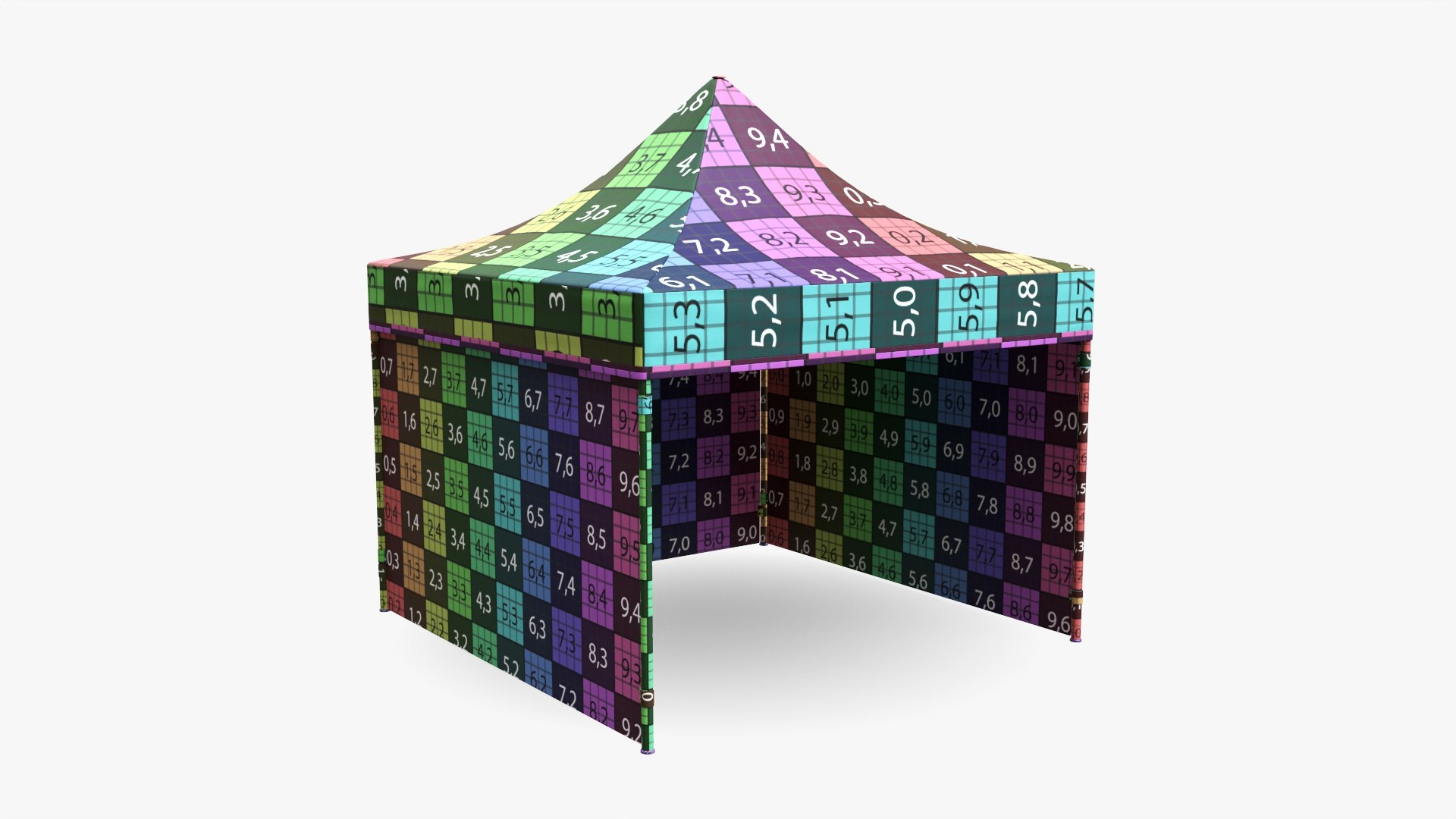 3D tent mockup display model - TurboSquid 1708357