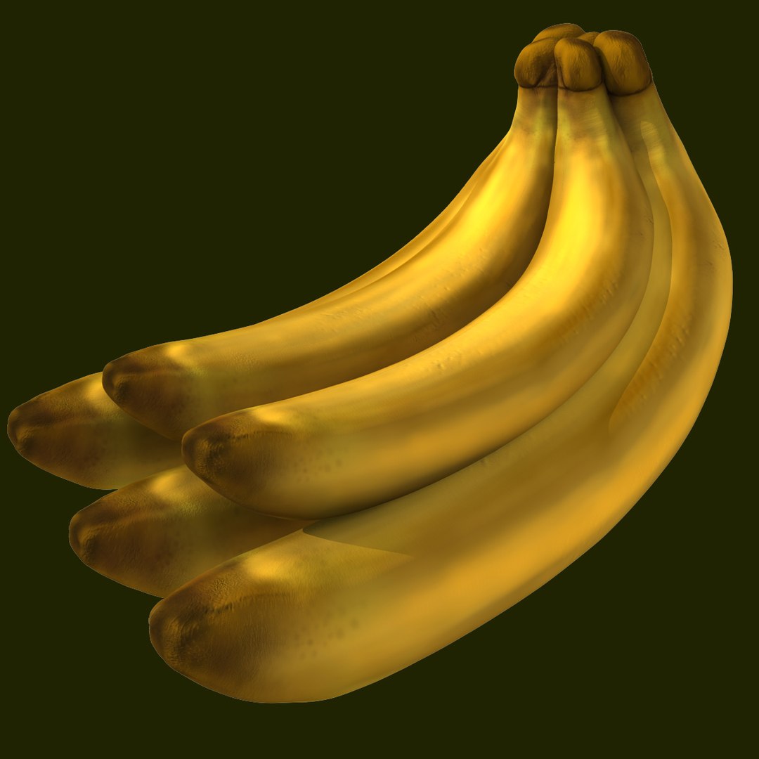 3d Model Cartoon Banana