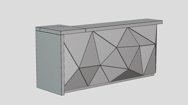 Modern Design Reception 3D model - TurboSquid 1823817