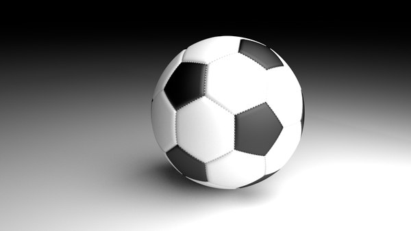 3d basic soccer ball