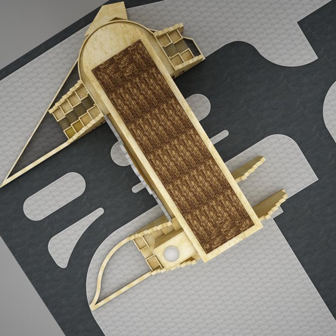 3d Gated Condo Entrance