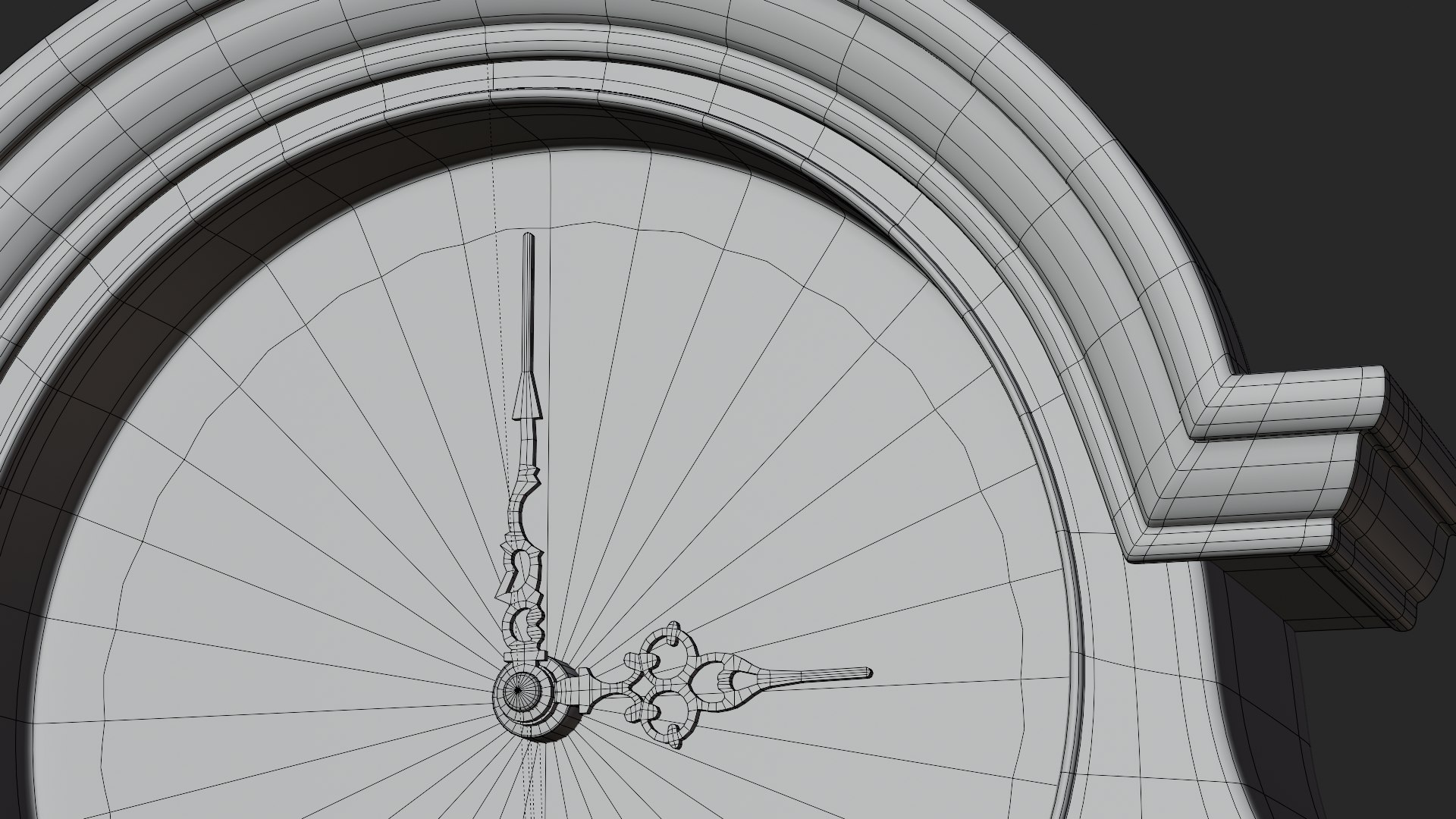 Vintage Mantel Clock 3D Model - TurboSquid 2354927