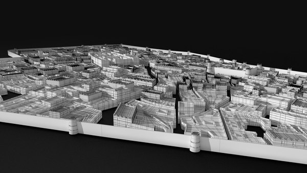 3D model Old Riyadh City - TurboSquid 1822113