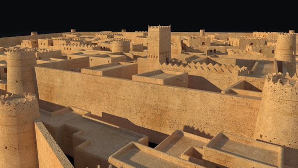3D model Old Riyadh City - TurboSquid 1822113