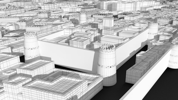 3D model Old Riyadh City - TurboSquid 1822113