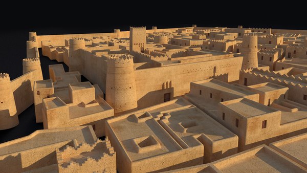 3D model Old Riyadh City - TurboSquid 1822113