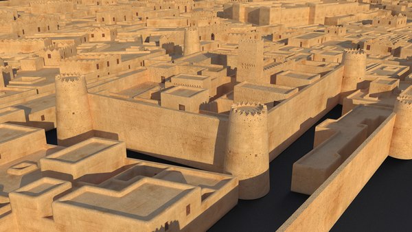 3D model Old Riyadh City - TurboSquid 1822113