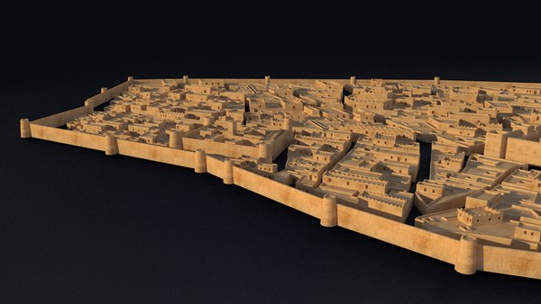 3D model Old Riyadh City - TurboSquid 1822113