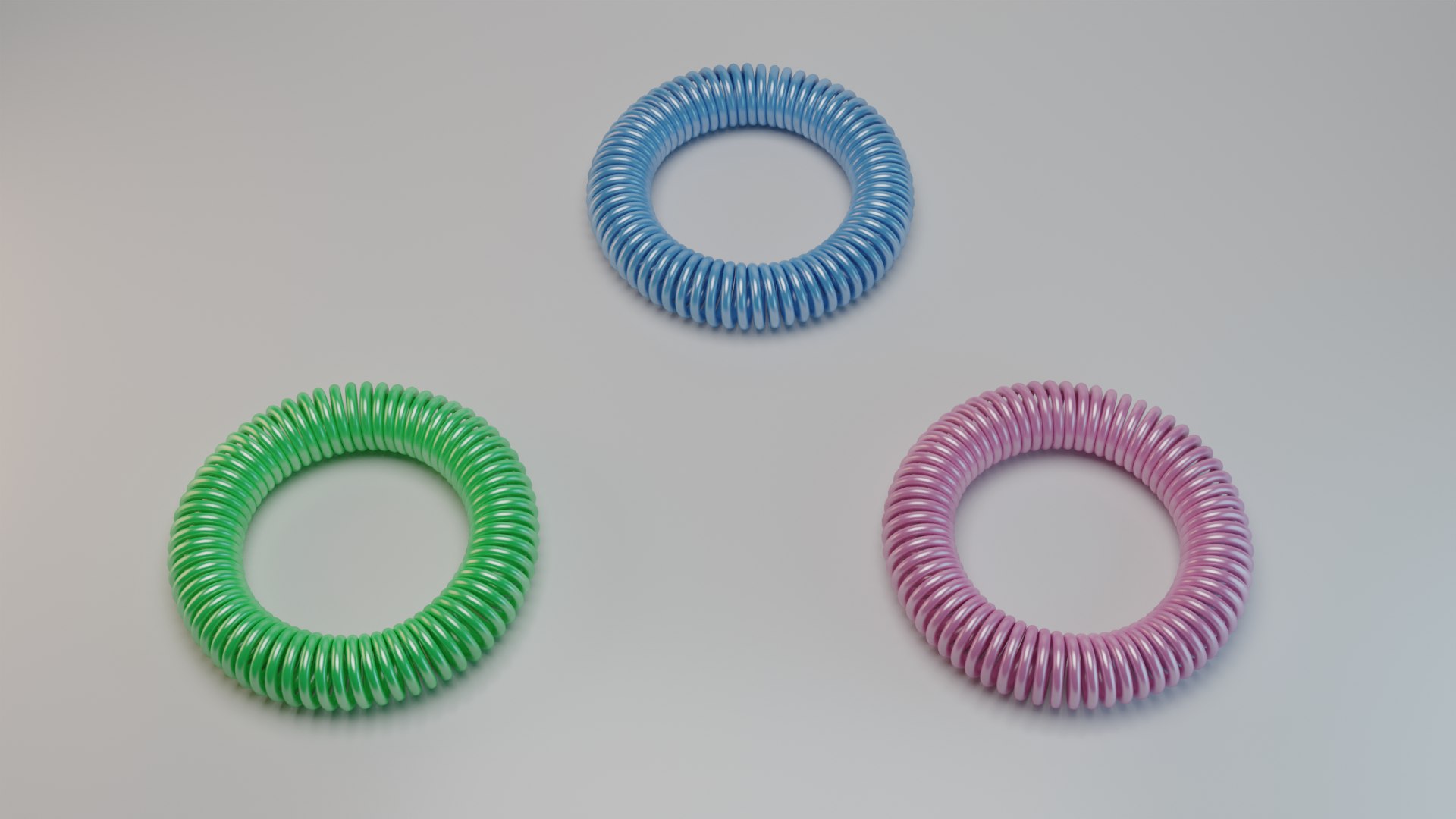 3D Elastic Band Spring Scrunchy - TurboSquid 1840579
