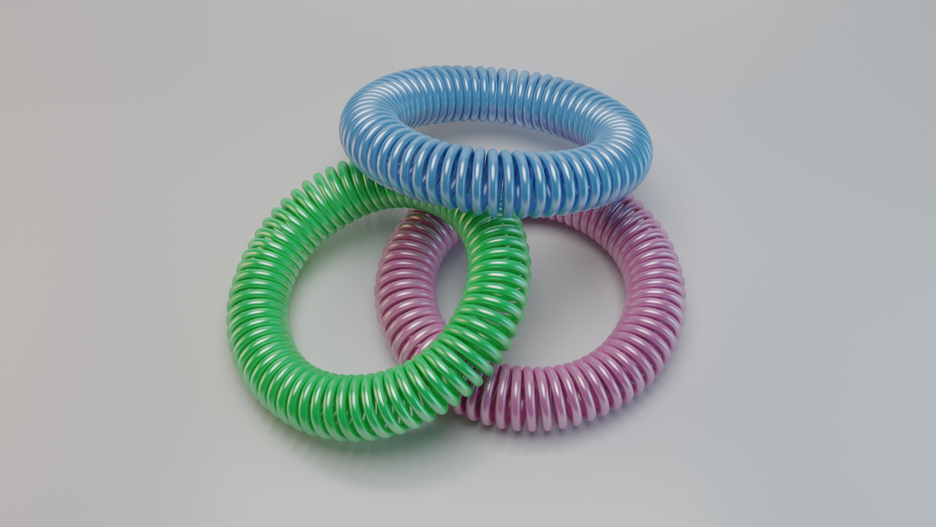 3D Elastic Band Spring Scrunchy - TurboSquid 1840579
