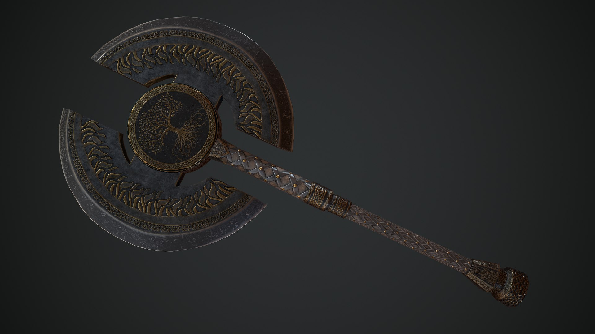 3D axe weapons model - TurboSquid 1634630