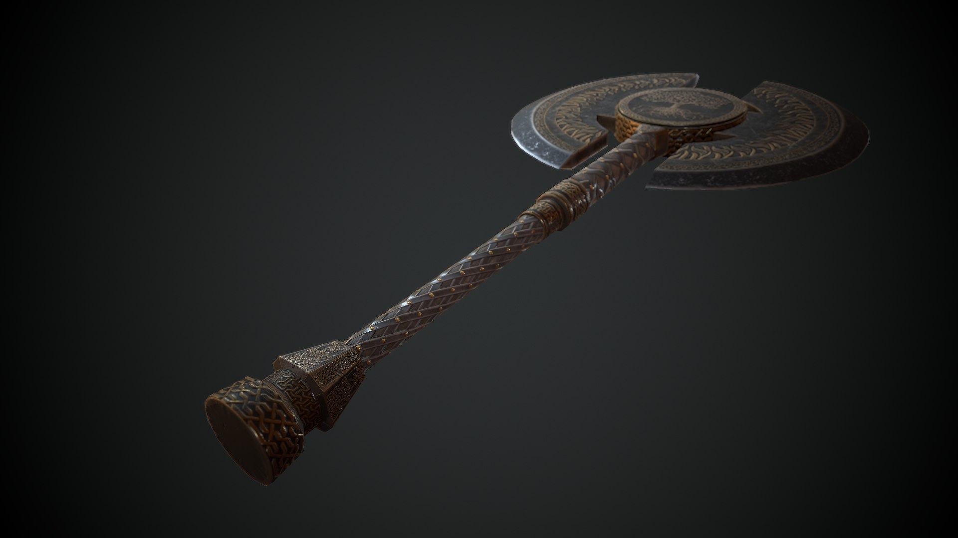 3D axe weapons model - TurboSquid 1634630