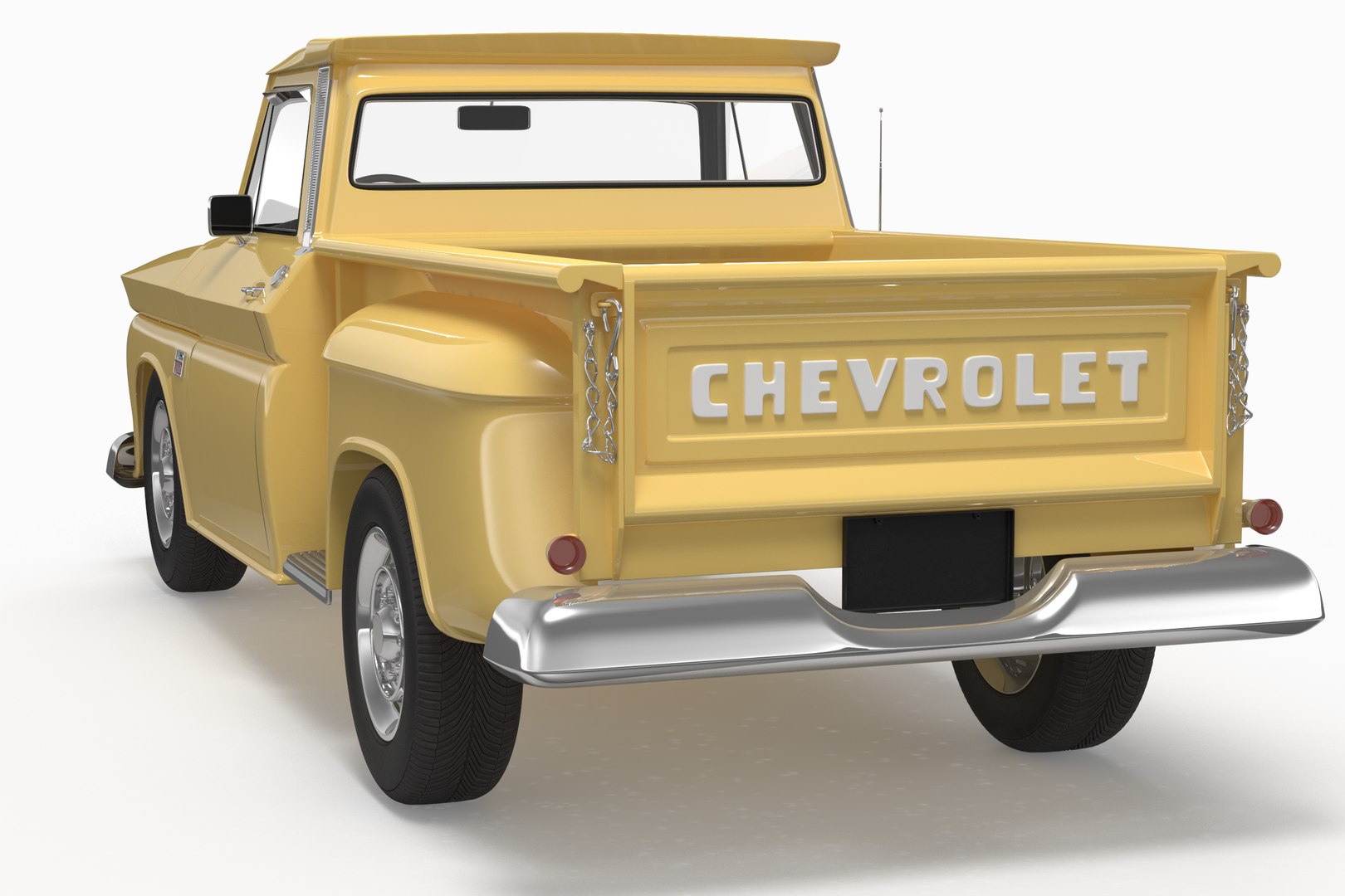 3D model c10 1966 yellow - TurboSquid 1326118