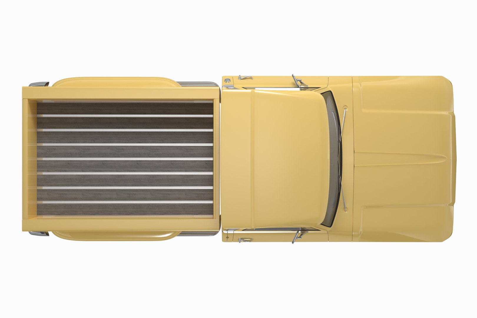 3D model c10 1966 yellow - TurboSquid 1326118