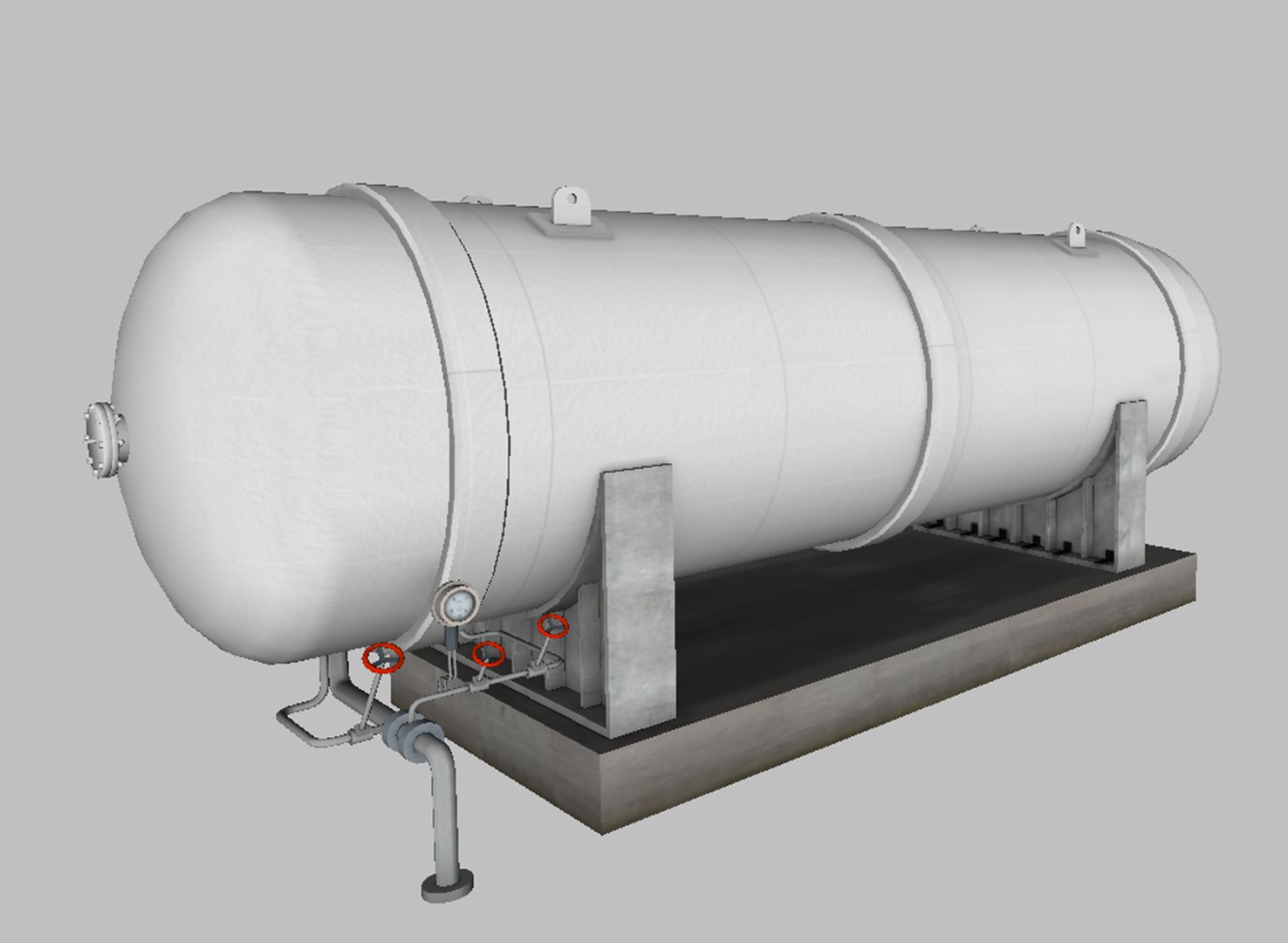 LNG Cryogenic Storage Tank 3D Model - TurboSquid 1868954