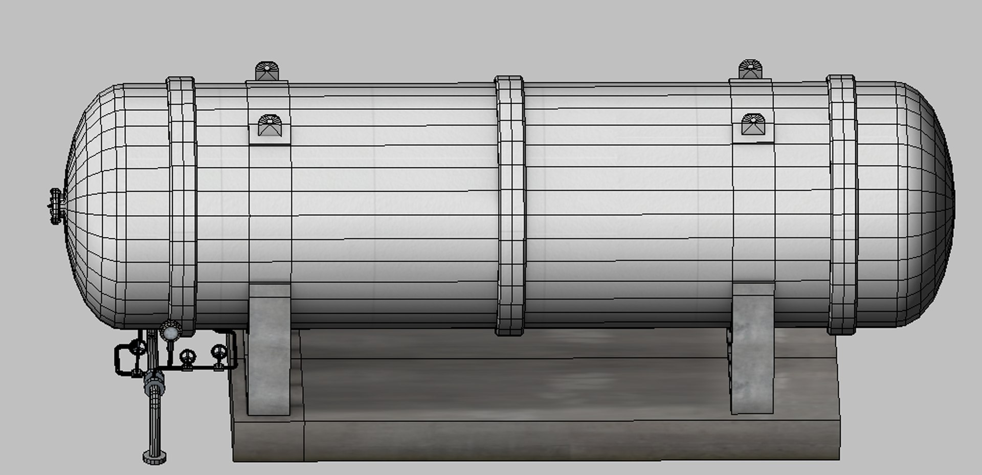 LNG Cryogenic Storage Tank 3D Model - TurboSquid 1868954