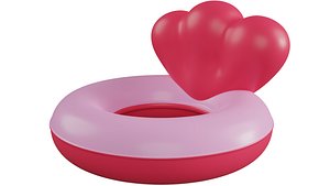 Rigged Pool Raft 3D Models With Enhanced License Tiers For Download ...