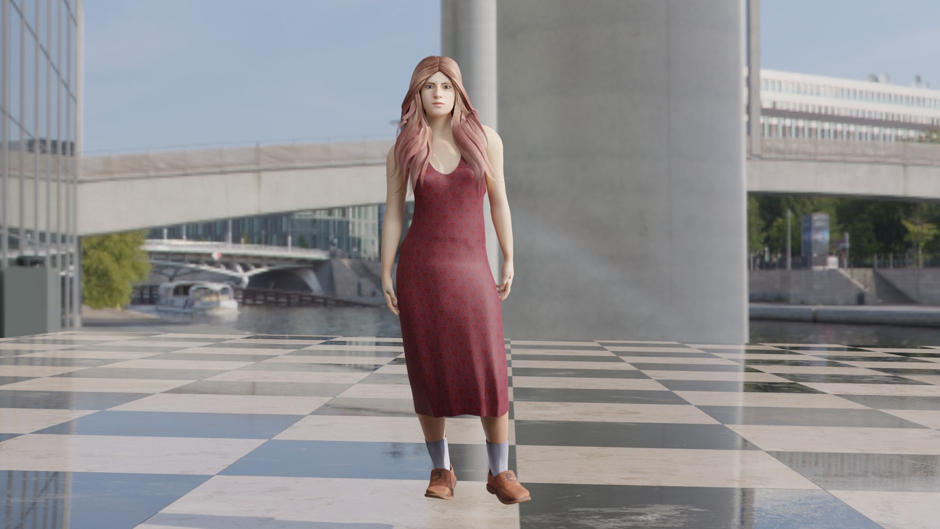 Female Rigged And Animated Character 3D Model - TurboSquid 2130293