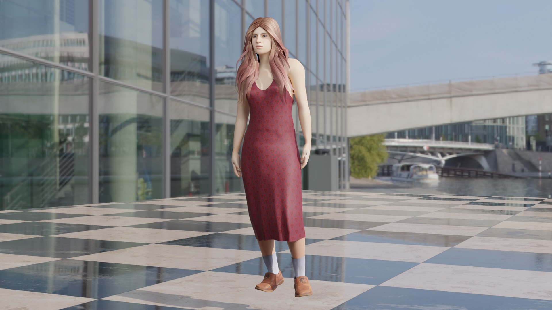 Female Rigged And Animated Character 3D Model - TurboSquid 2130293