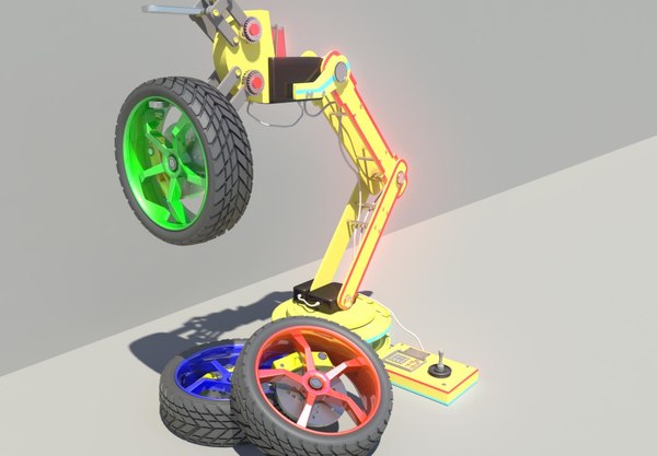 robotic hand 3d model
