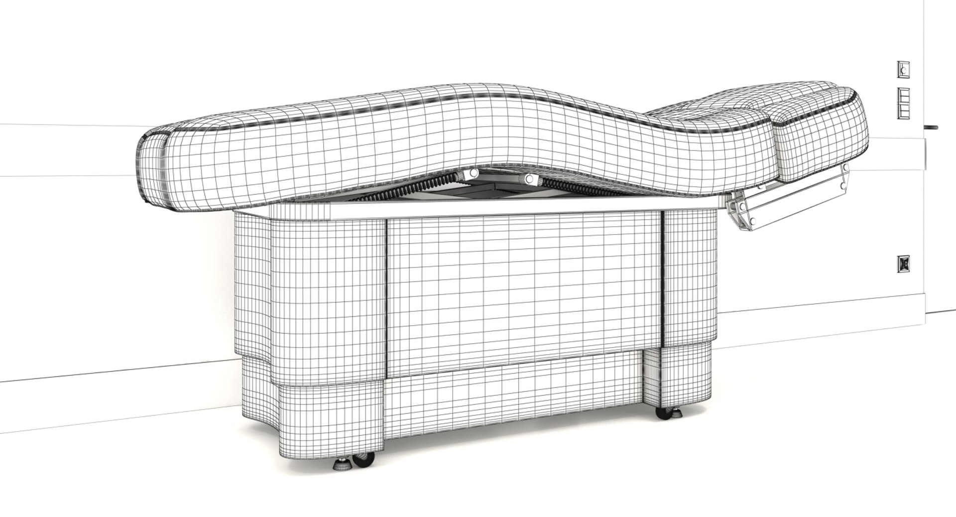 3d Model Hospital Hallway