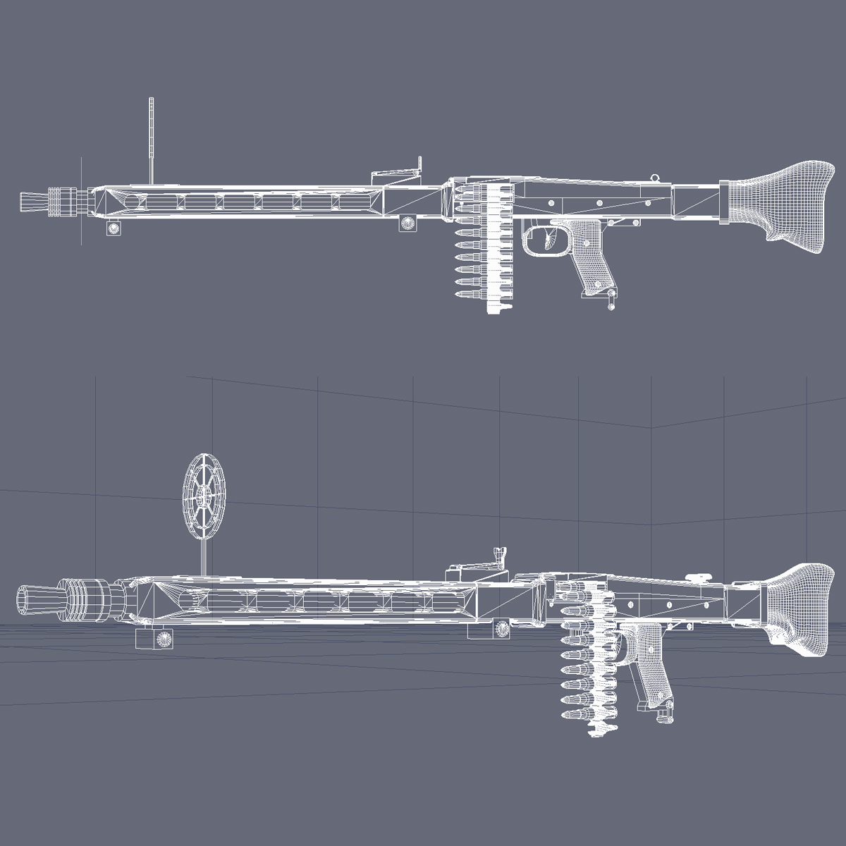 3D model mg 42 machine gun - TurboSquid 1397878