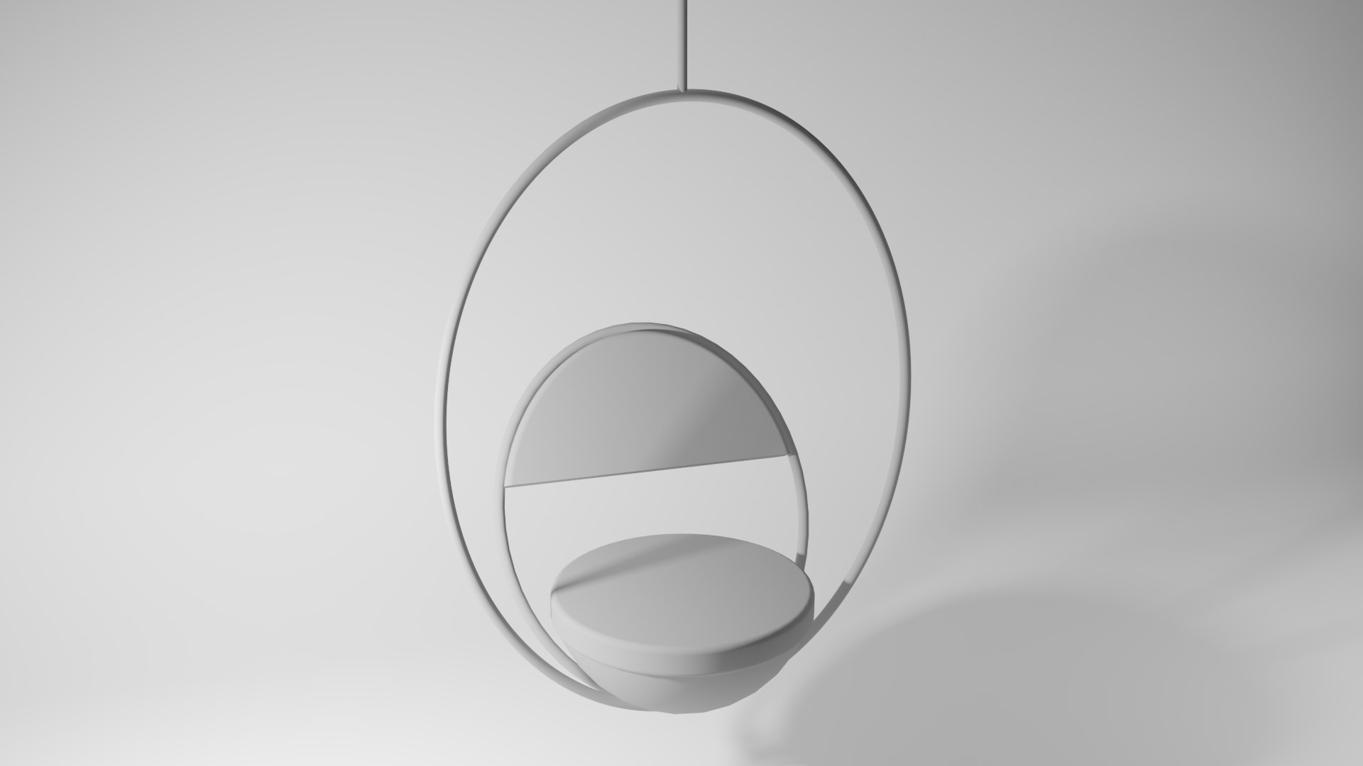 HANGING HOOP CHAIR -MAROON Model - TurboSquid 1998428