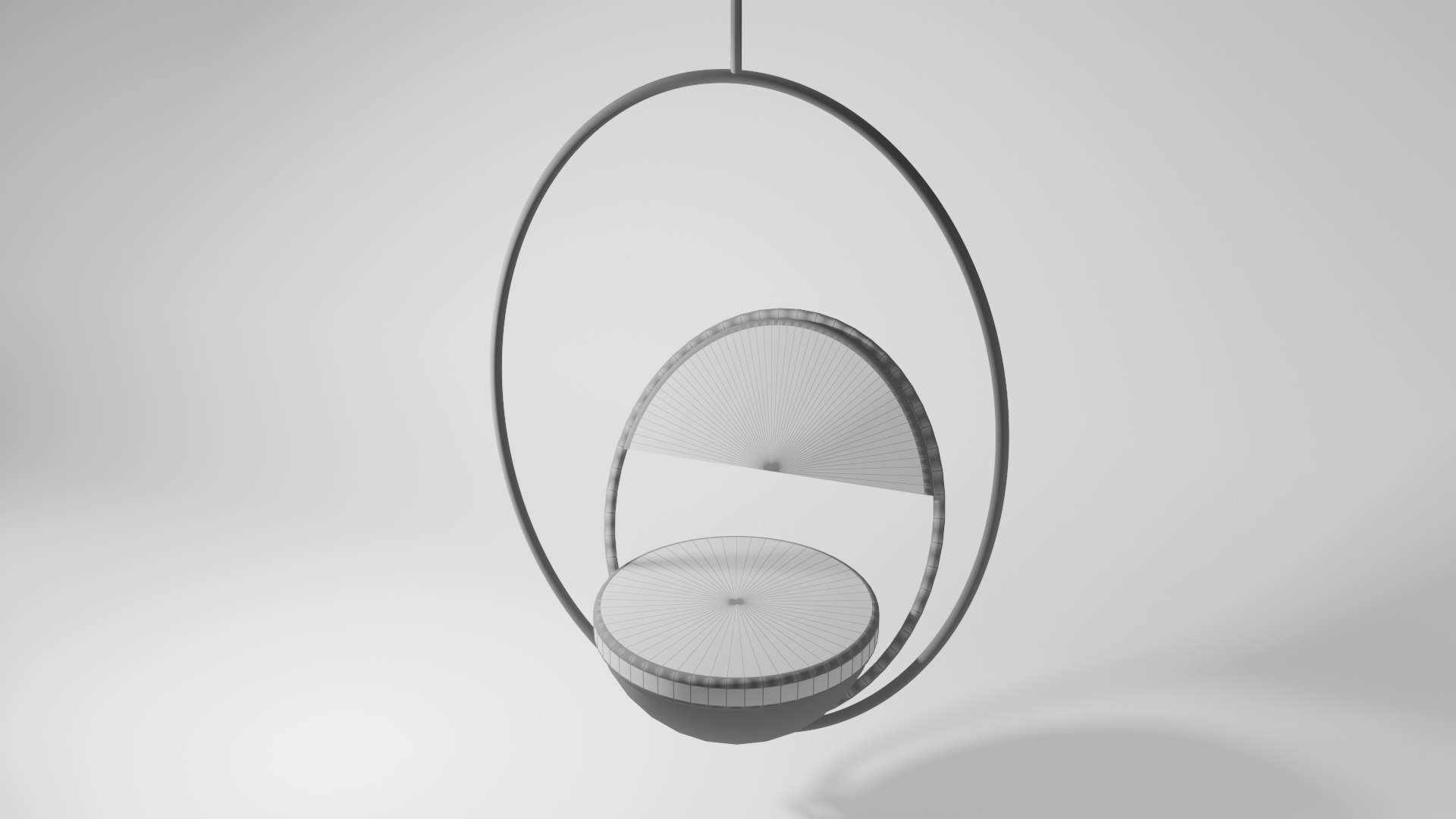 HANGING HOOP CHAIR -MAROON Model - TurboSquid 1998428