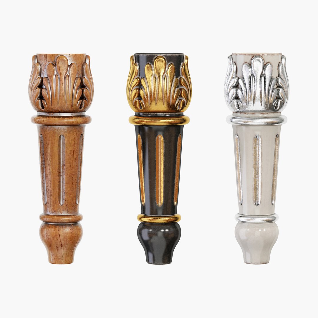 3D Classic Leg 087 Model - TurboSquid 2355944