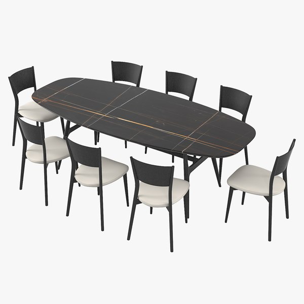 3D misuraemme gaudi berta dining table - TurboSquid 1401043