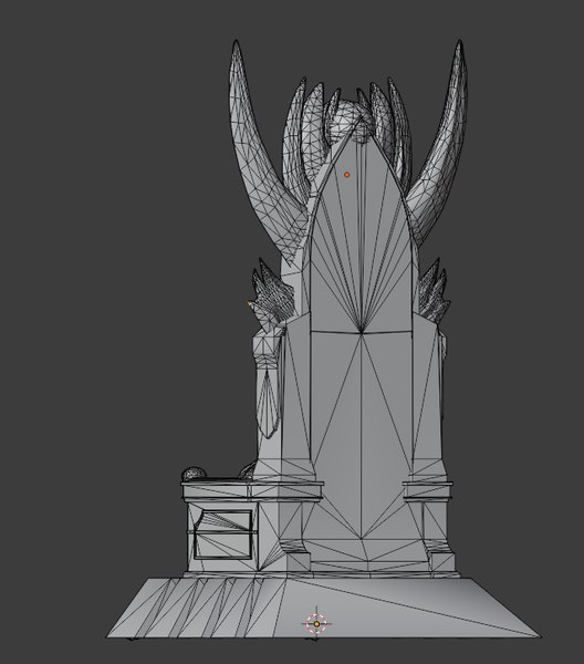 3D Blood Throne - TurboSquid 1746391