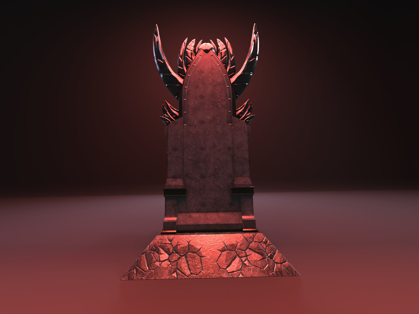 3D Blood Throne - TurboSquid 1746391