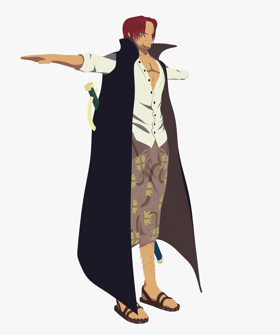 3D Model Shanks - One Piece - TurboSquid 1934610