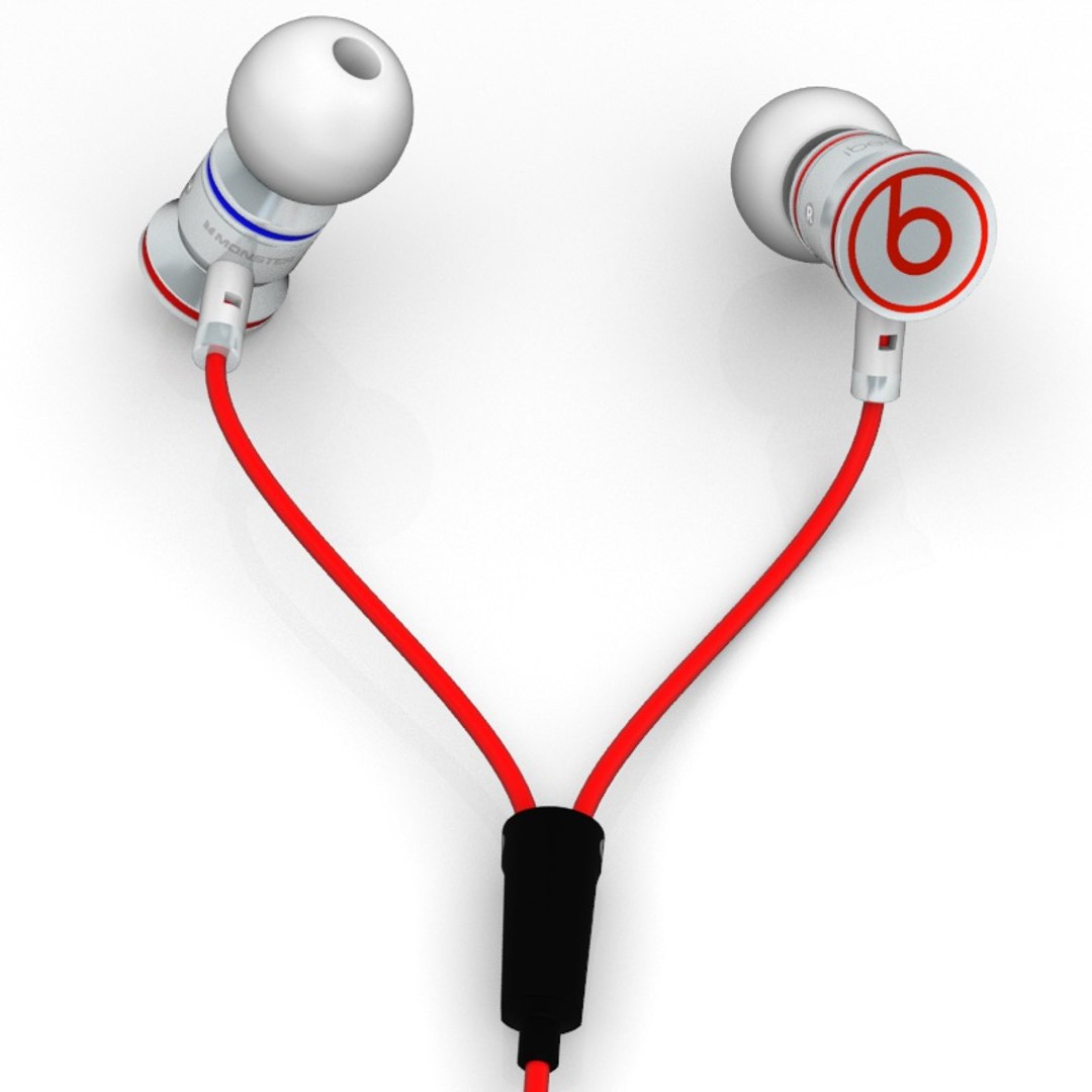 Monster Ibeats Headphones 3d Max