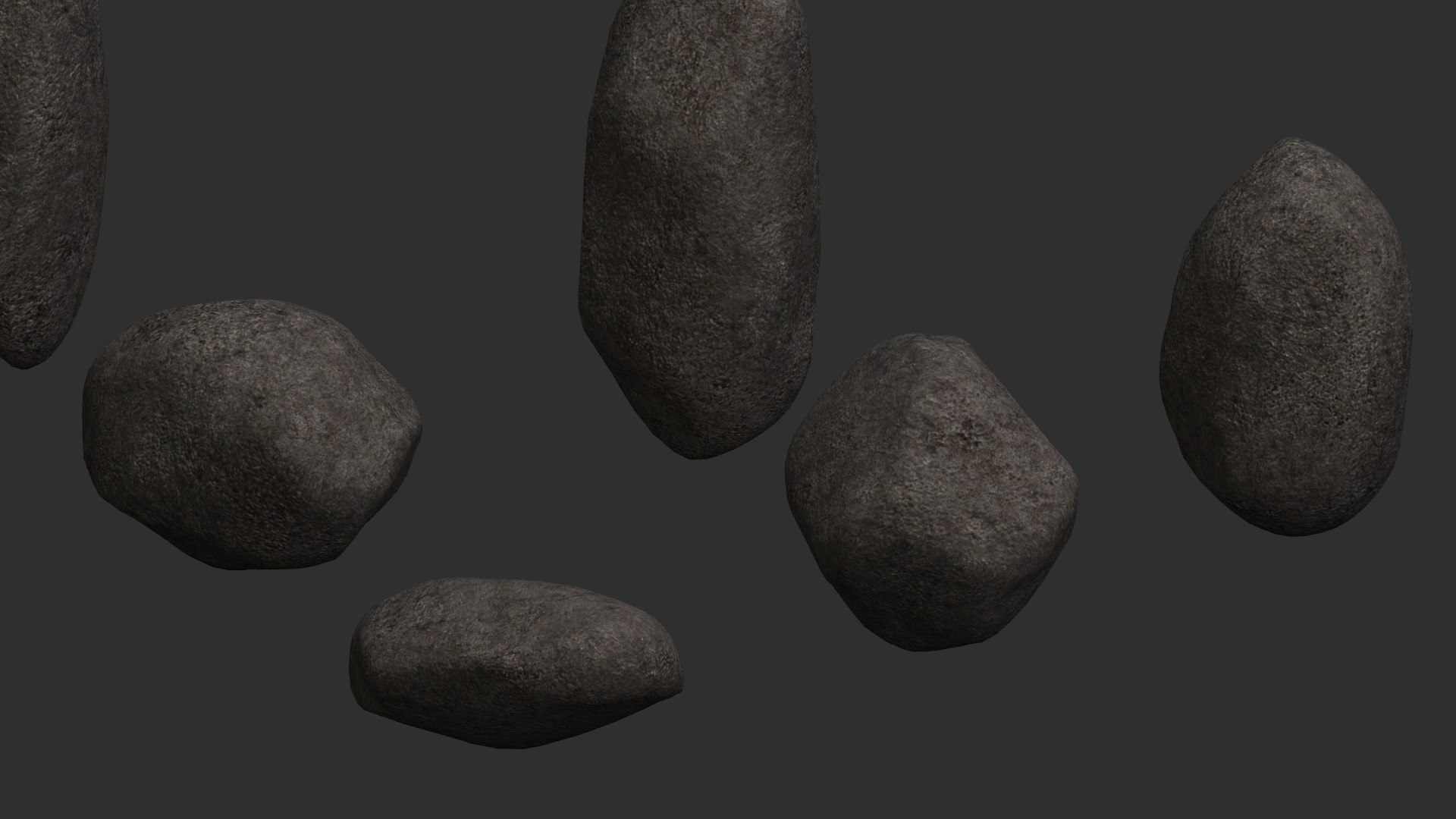 Free Assorted Boulders - Base Model - TurboSquid 2225163