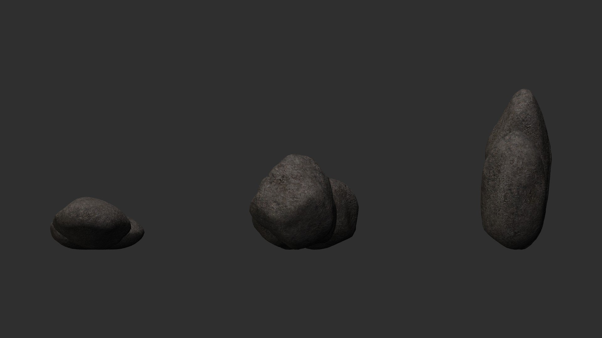 Free Assorted Boulders - Base Model - TurboSquid 2225163