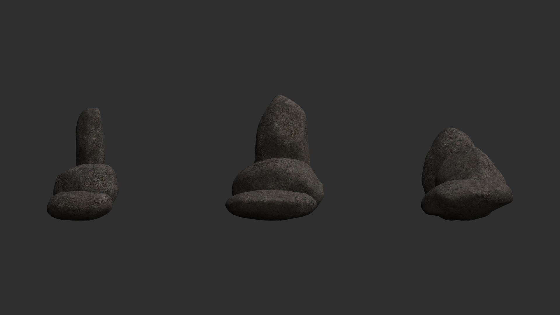 Free Assorted Boulders - Base Model - TurboSquid 2225163