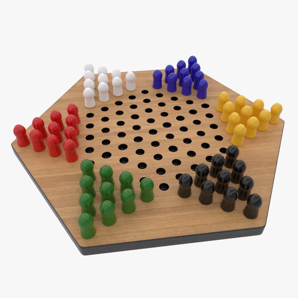 3D model classic board checkers - TurboSquid 1632803