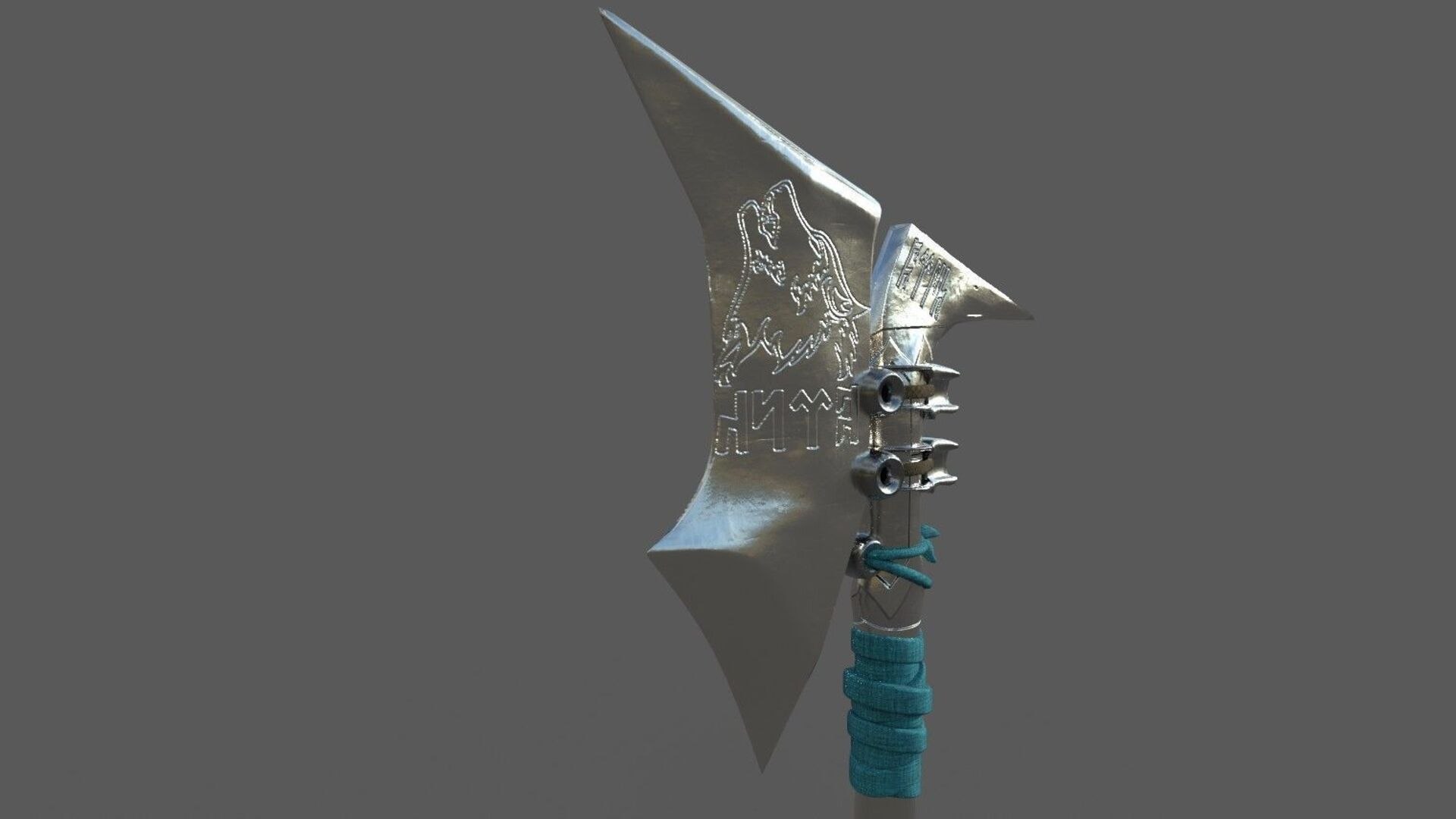 3D Model Battle Axe High Poly Game Ready - TurboSquid 2026430