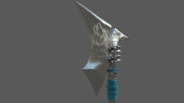 modelo 3d Battle Axe High Poly Game Ready - TurboSquid 2026430