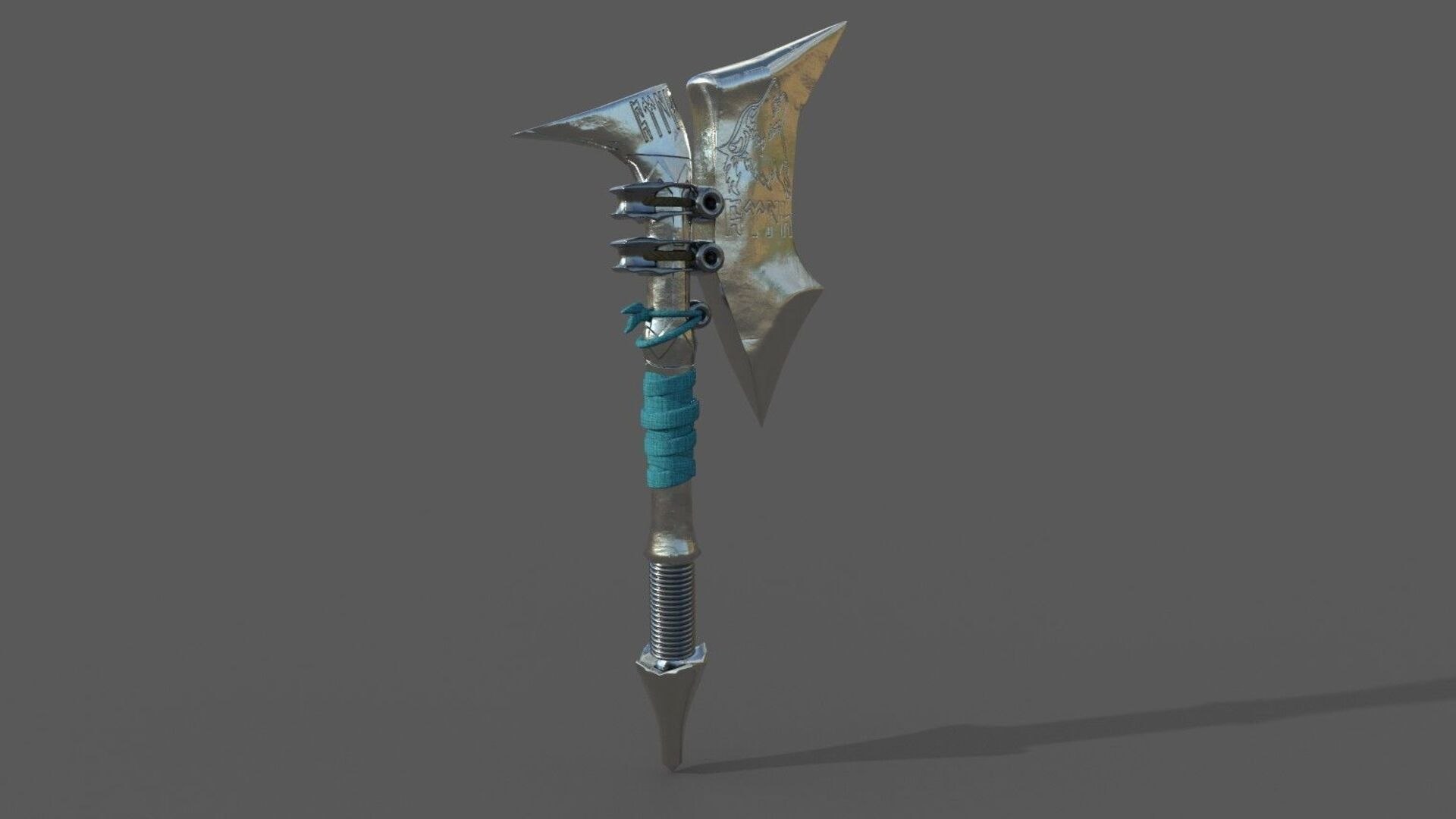 3D Model Battle Axe High Poly Game Ready - TurboSquid 2026430